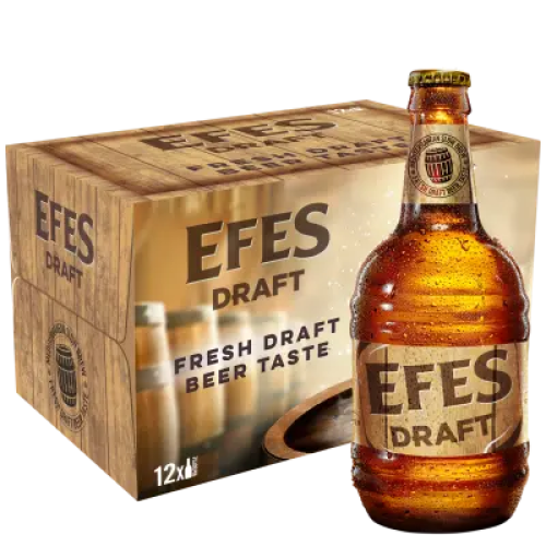 Efes Draft Bottle Beer 500ml - 12 Bottles Full Case | Istanbul Grills ...